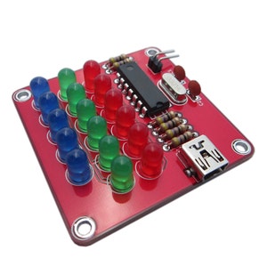 Pure Binary Clock Kit With Red, Green and Blue Lights - Etsy