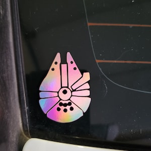Millennium Falcon Decal-star Wars- Small Size (1.75in X 1.25in) - Etsy