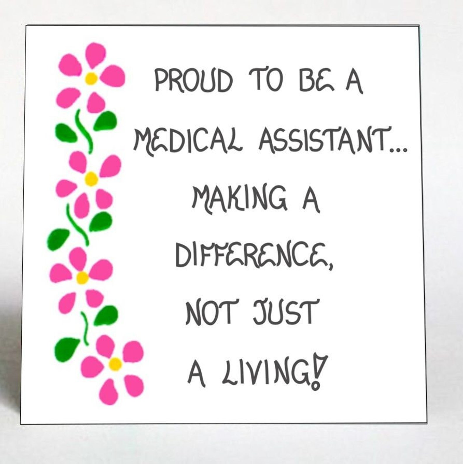 Medical Assistant Quote Magnet Warm Message About a Person - Etsy