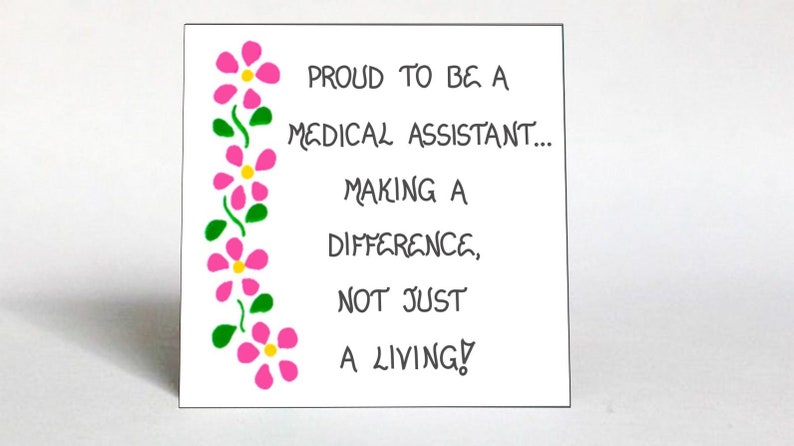 Medical Assistant Quote Magnet Warm Message About a Person - Etsy