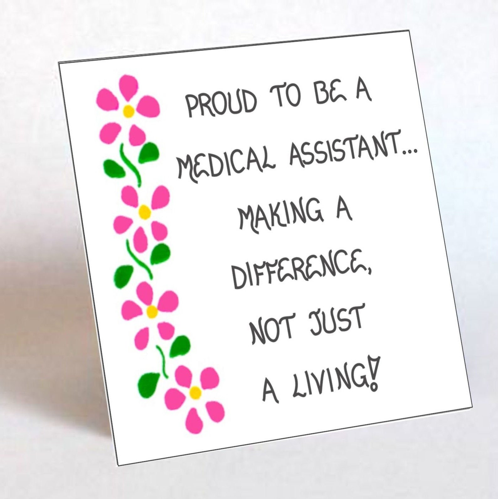 Medical Assistant Quote Magnet Warm Message About a Person - Etsy