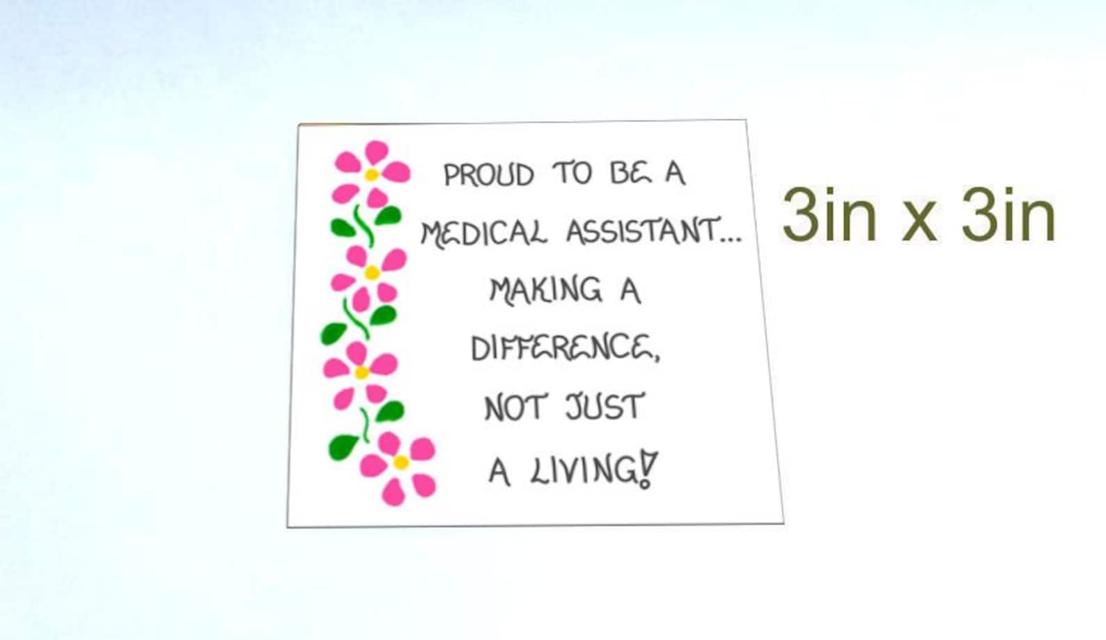 Medical Assistant Quote Magnet Warm Message About a Person - Etsy