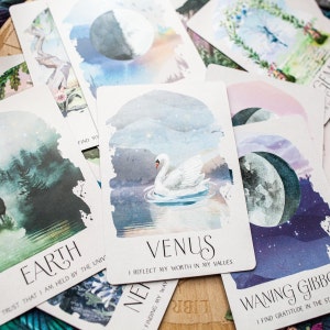 Soul Care Oracle Deck: Astrology Tarot Cards With Guidebook - Etsy