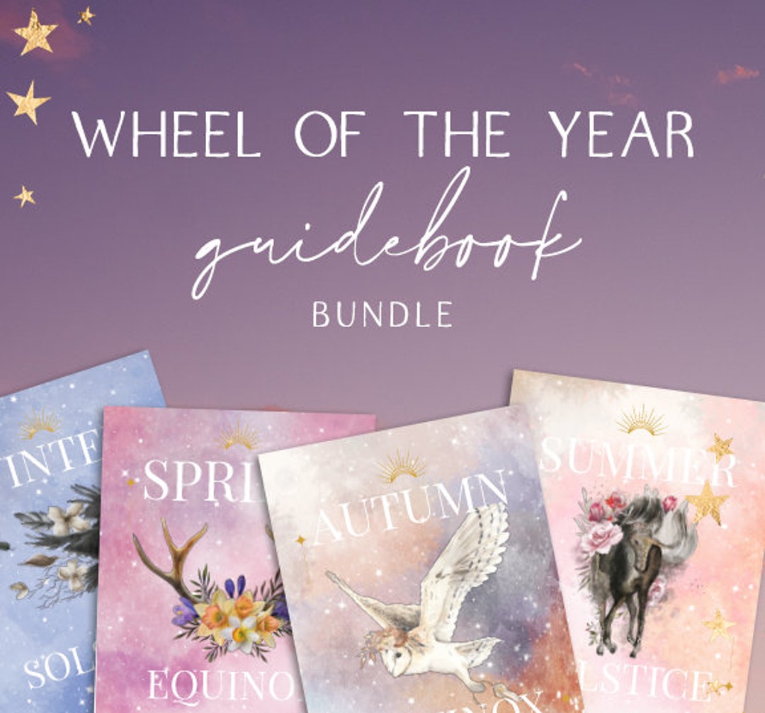Wheel of the Year Guide Book Bundle - Winter Solstice - Summer Solstice ...