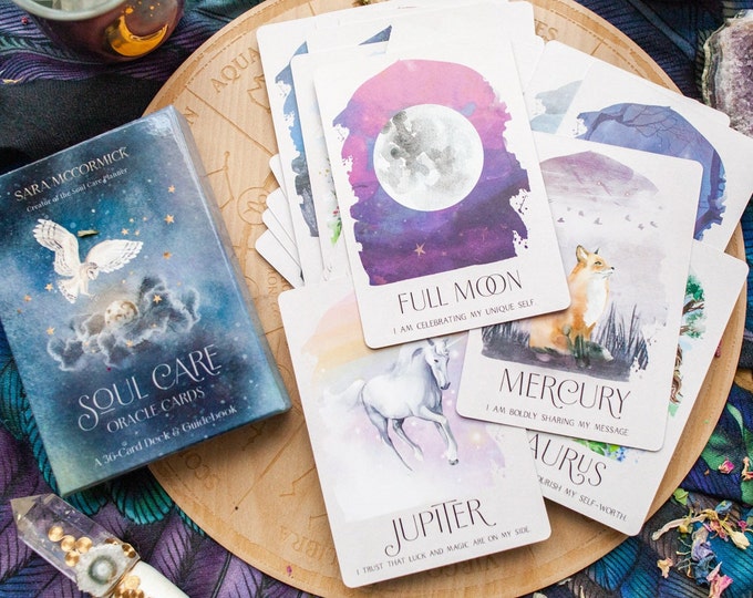 Soul Care Oracle Deck Astrology Tarot Astrology Oracle Deck Self Care ...