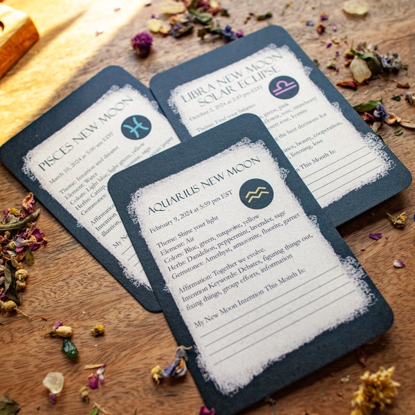 Intention Cards - Etsy