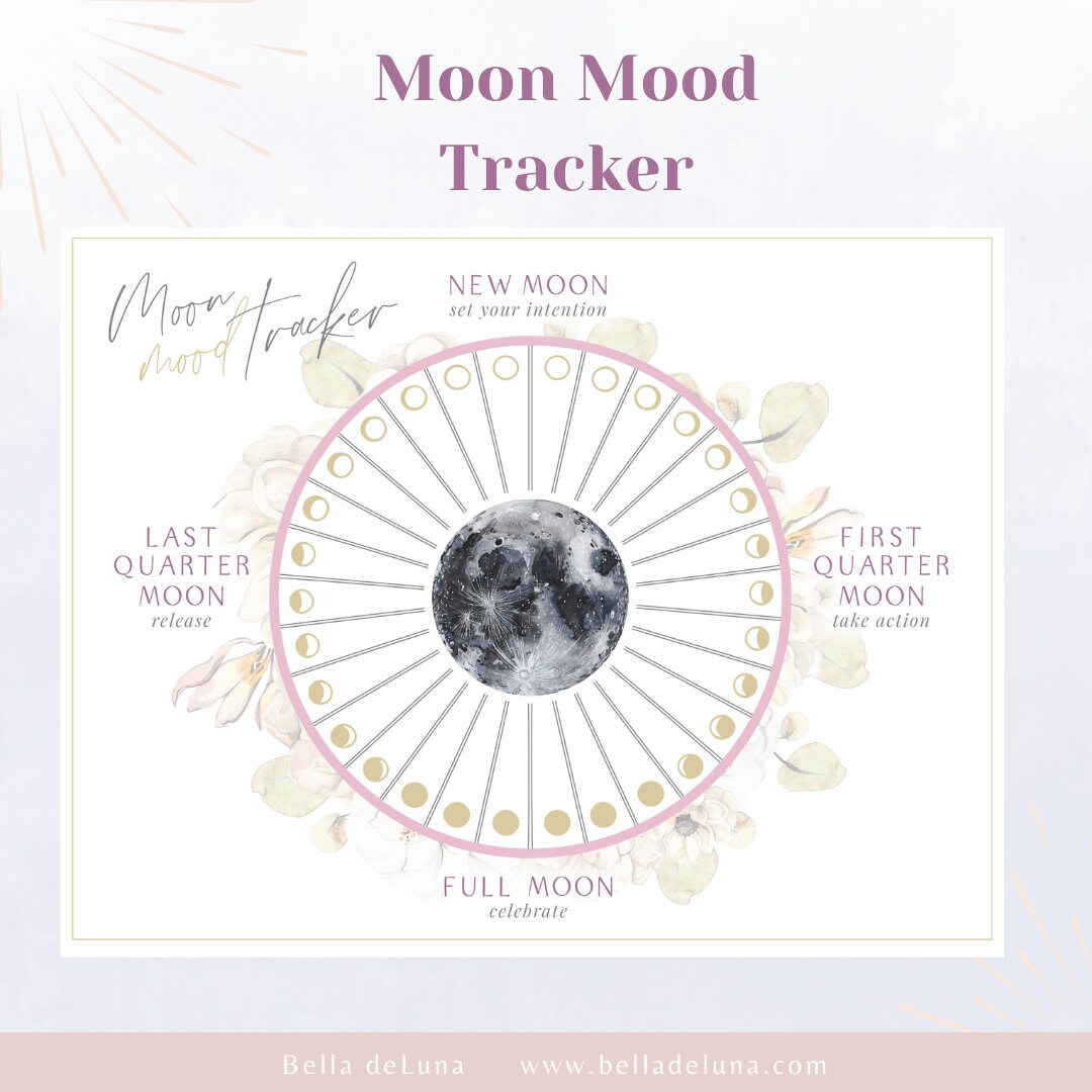 Moon Mood Tracker Printable Moon Tracker - Etsy
