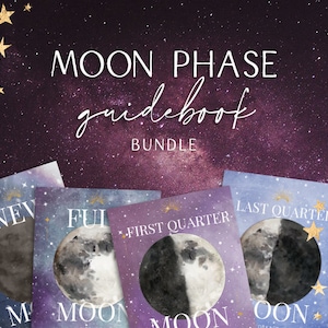 Moon Phase Guidebook Bundle: Lunar Cycle Workbook (digital Download) - Etsy