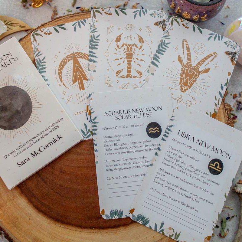 Intention Cards - Etsy