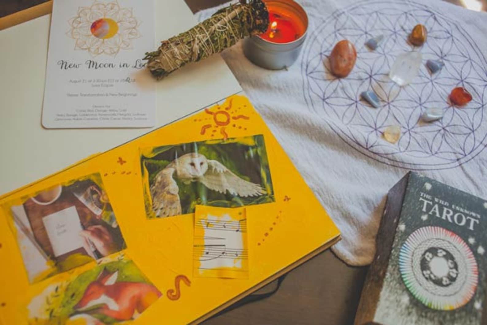 New Moon Vision Board Workbook New Moon Ritual Intention - Etsy