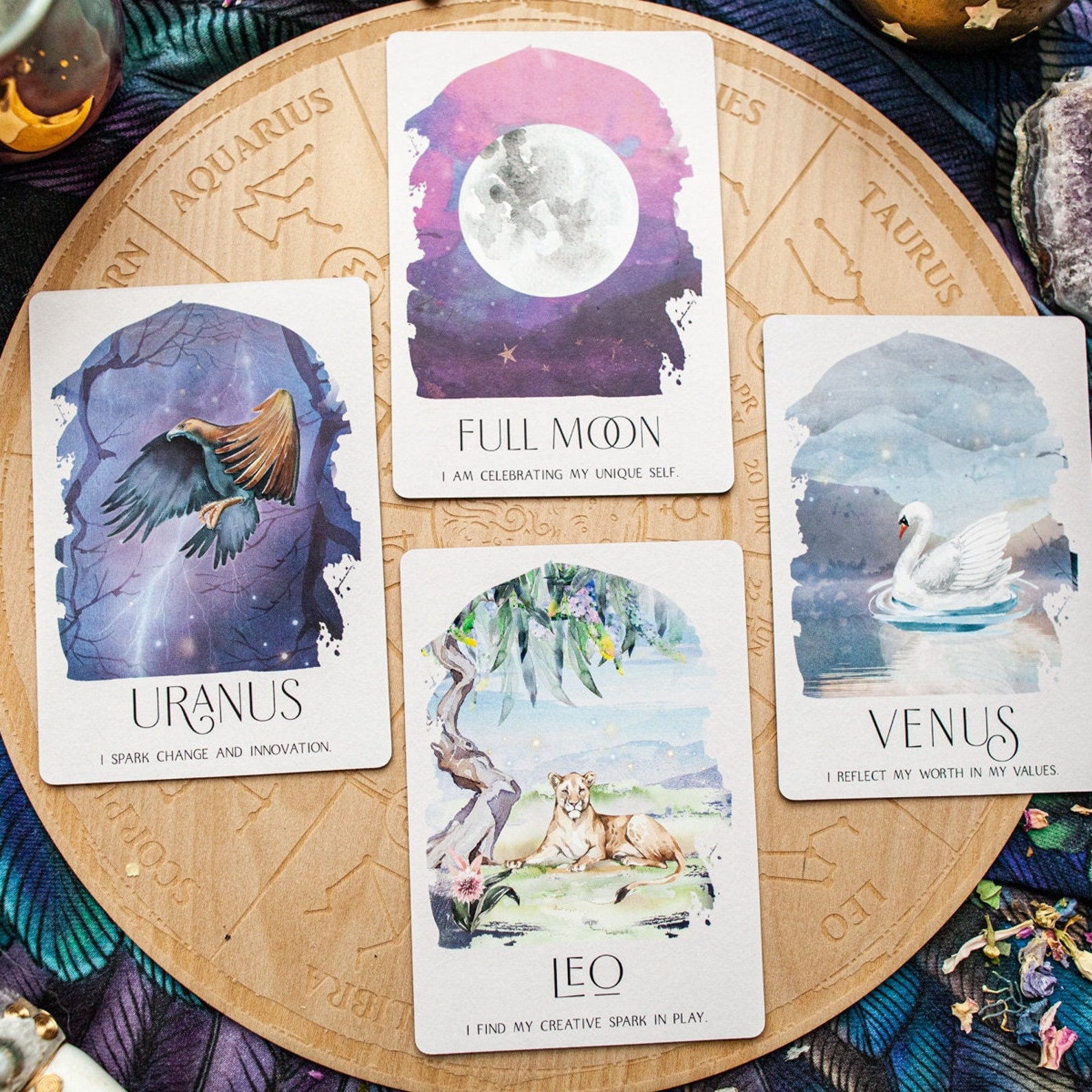 Soul Care Oracle Deck Astrology Tarot Astrology Oracle - Etsy