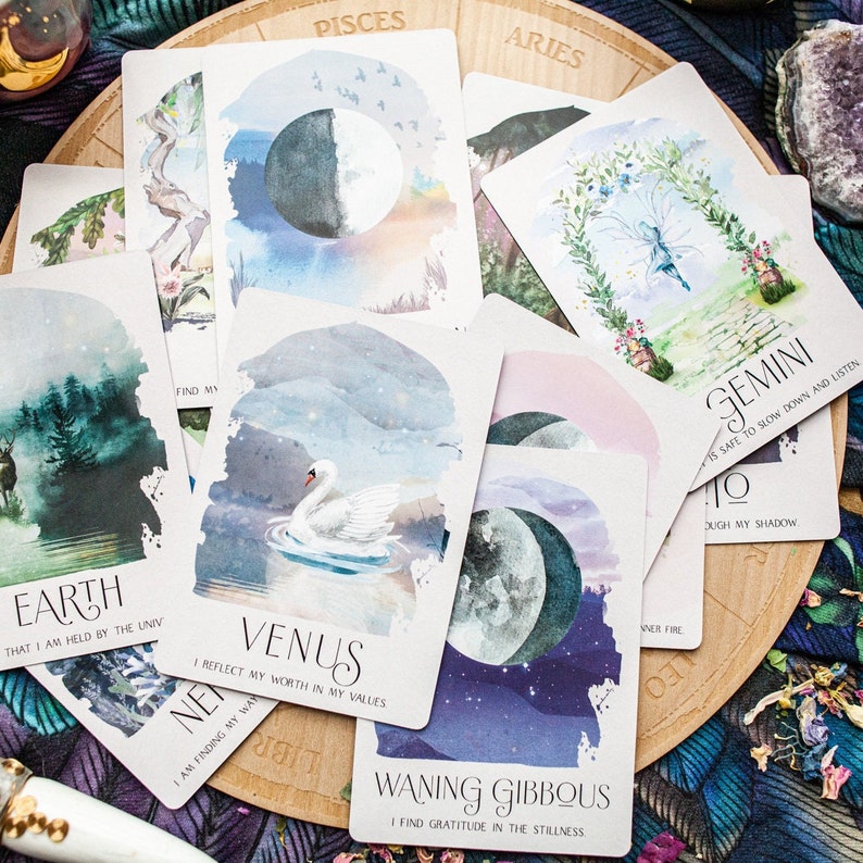 Soul Care Oracle Deck Astrology Tarot Astrology Oracle - Etsy
