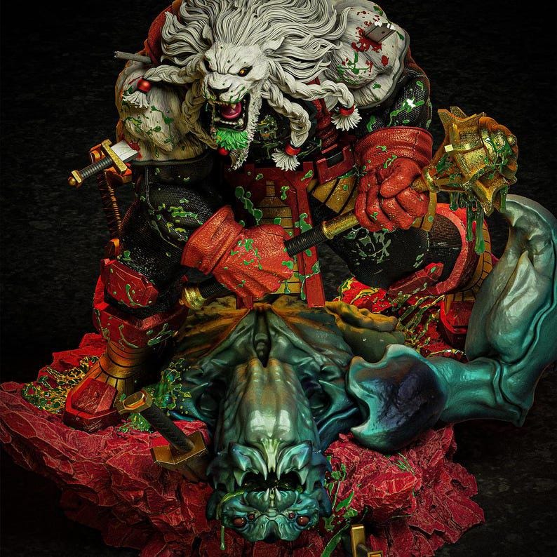Battle Beast 3D Print STL Files Digital Download Invincible Fanart ...