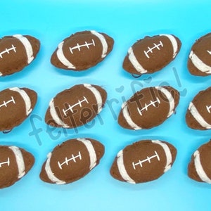 Handmade Felt Mini Football Ornaments - Etsy