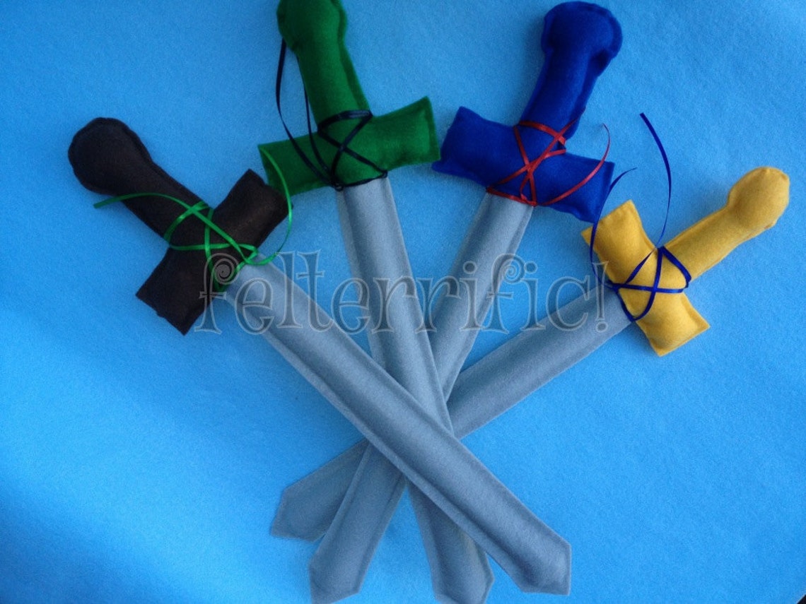 Handmade Felt Play Sword - Etsy