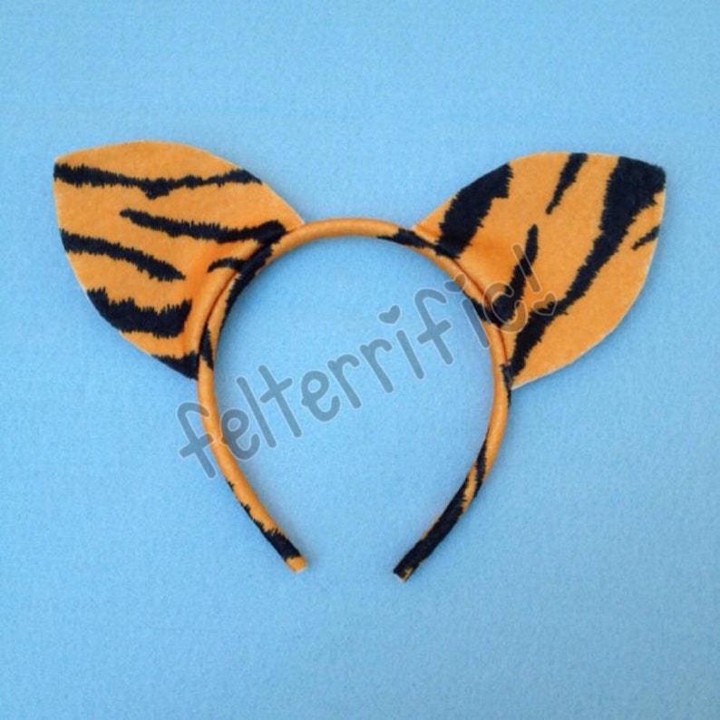 Handmade Animal Ear Headband Lion Tiger or Bear - Etsy