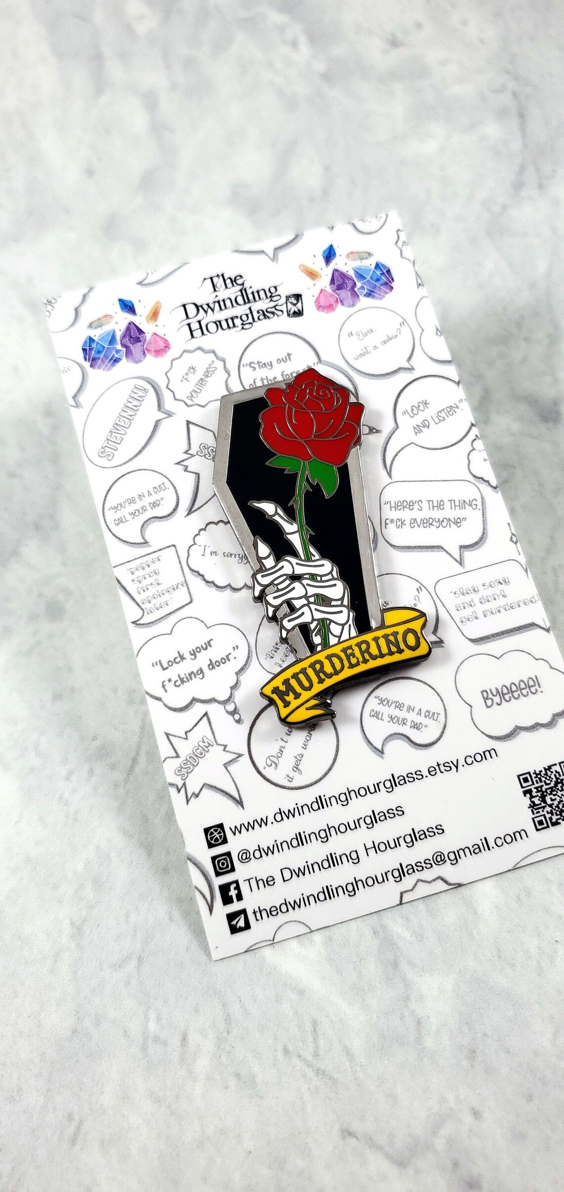 MURDERINO Pin True Crime Pin Horror Pin SSDGM Pin My | Etsy