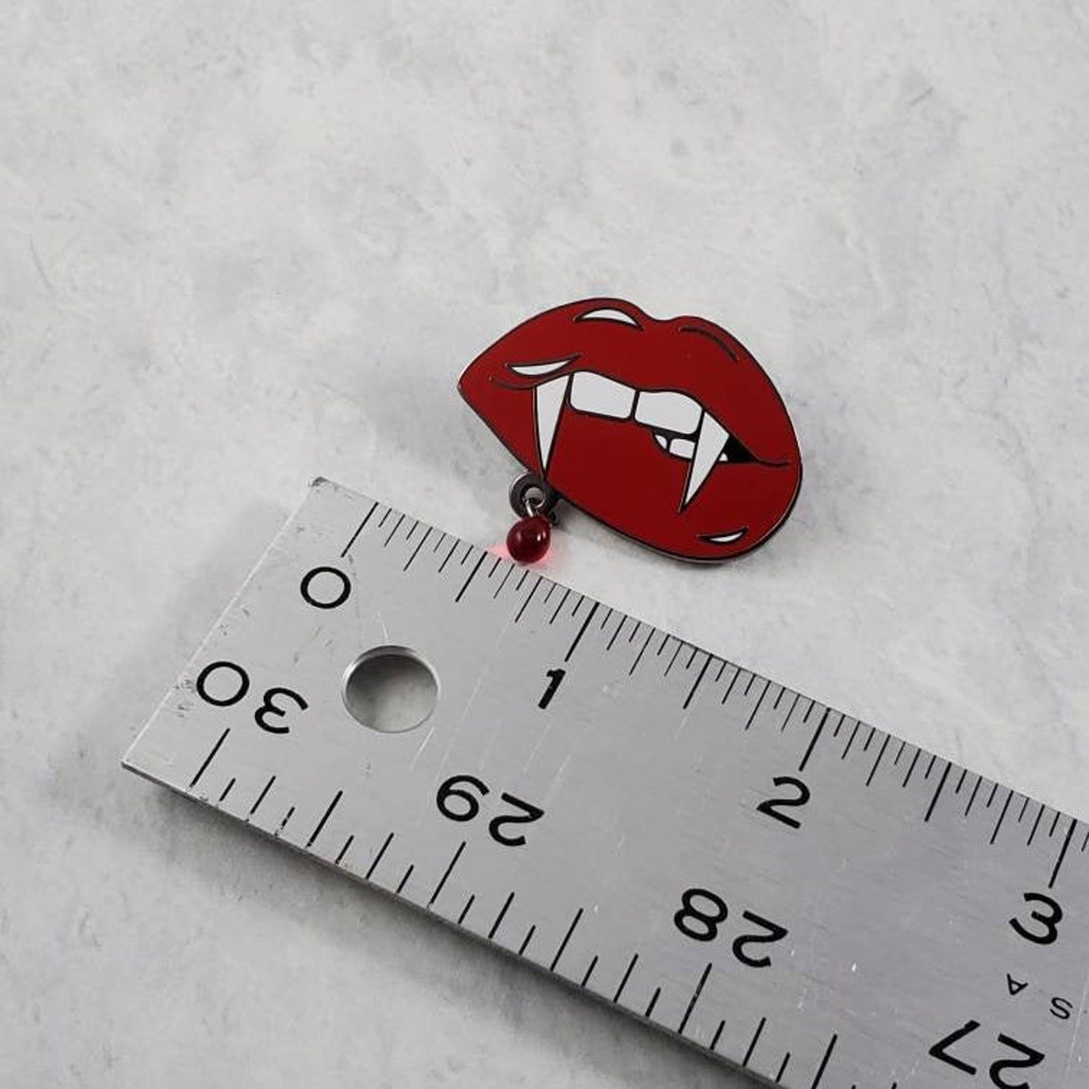 VAMPIRE LIPS PIN Vampire Pin Horror Pin Lips Pin Vampire - Etsy