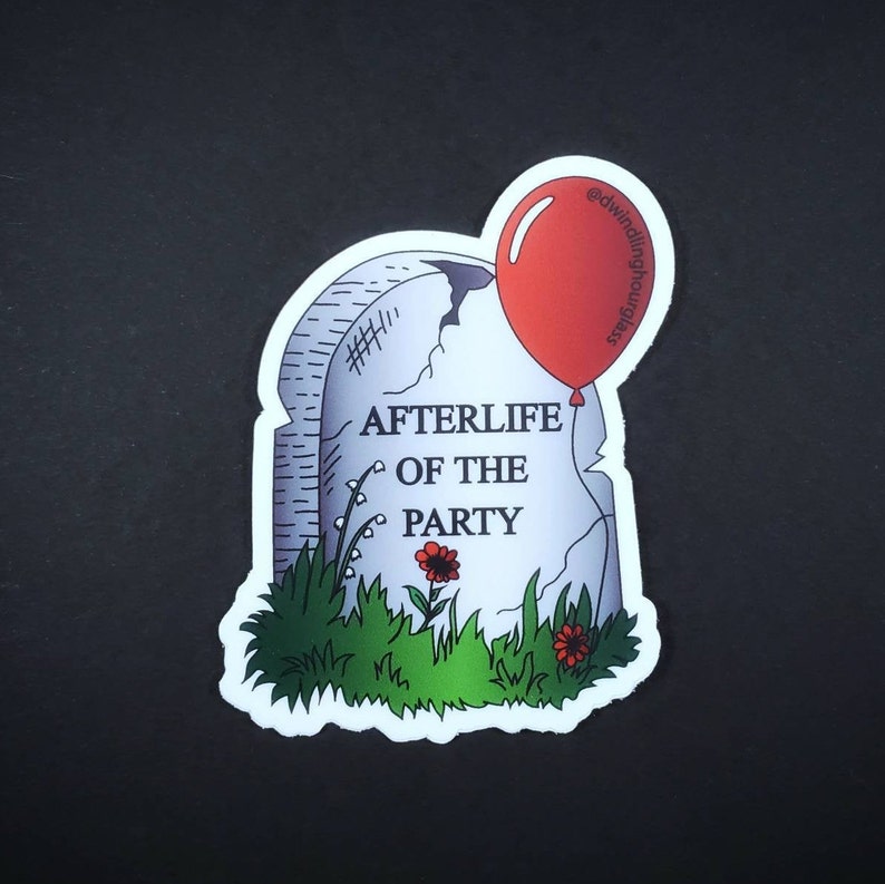 TOMBSTONE STICKER, Grave Sticker, Vinyl Sticker, Horror Sticker ...