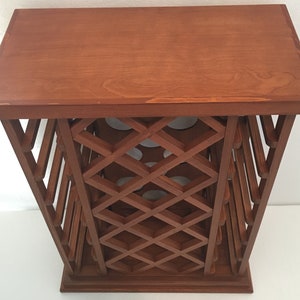 28 Bottle Lattice Style Wine Rack natural Cherry - Etsy