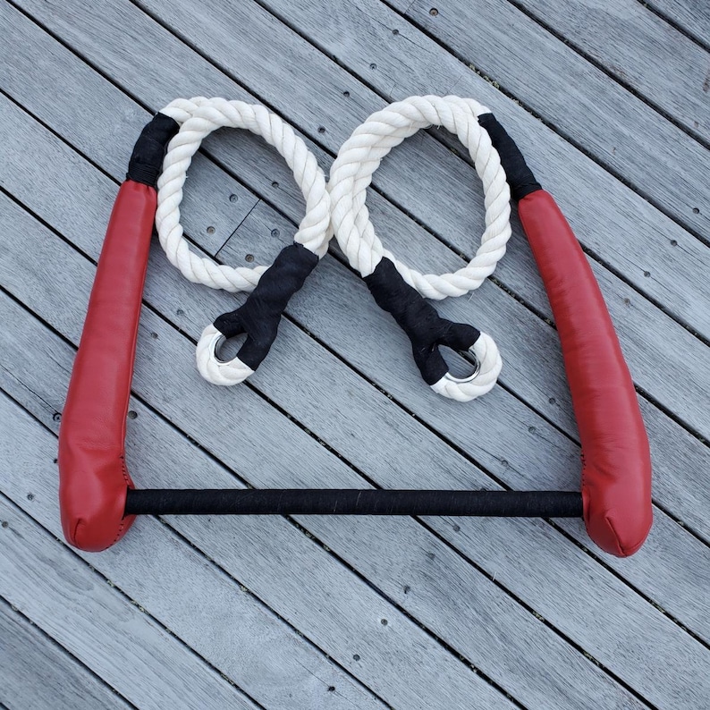 Aerial Trapeze - Leather Cover, 100% Cotton Rope, Performance + Safety ...