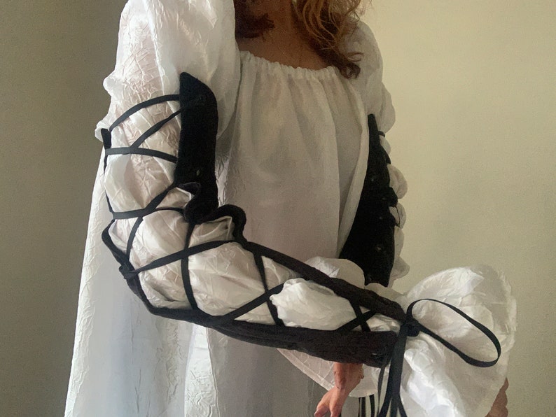 Arm Bands Gauntlet Sleeves for Renaissance Bodice and Dress - Etsy