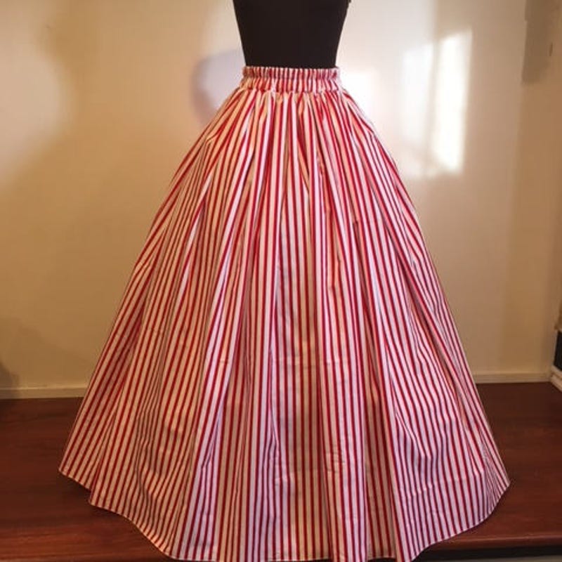 Striped Edwardian Skirt - Etsy