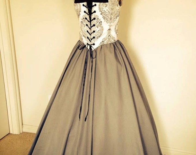 Fantasy Cosplay Irish Renaissance Bodice and Skirt Dress in - Etsy