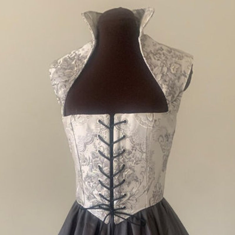 Silver Metal Bodice Woman - Etsy