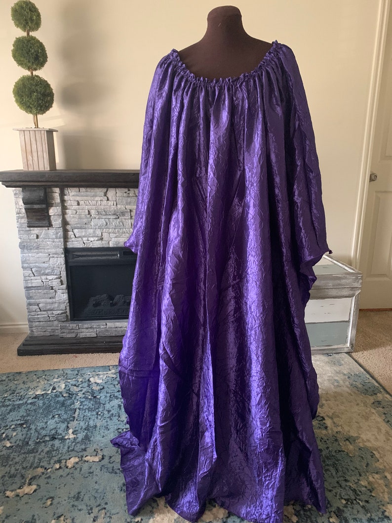 Purple or Black Crinkle Taffeta Fantasy Fairy Angel Gypsy - Etsy
