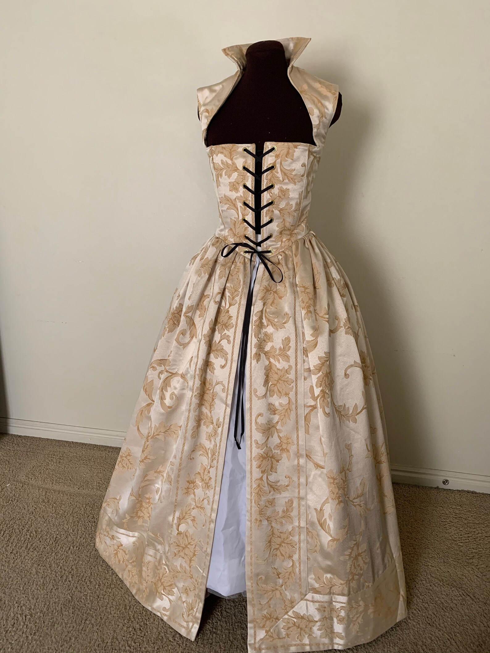 Champagne Gold Fantasy Renaissance Wedding Cosplay Halloween - Etsy