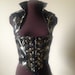 Black and Gold Renaissance Bodice Quick Ship Choose Your Size Irish ...