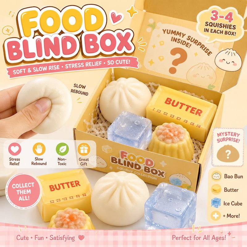 Squishy Fidget Toy Food - Etsy