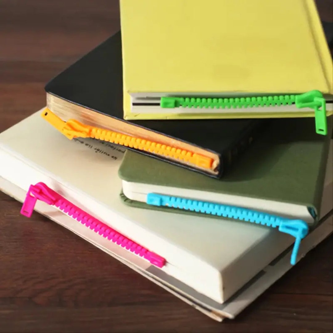 Zipper Bookmark/fun Bookmark/different - Etsy