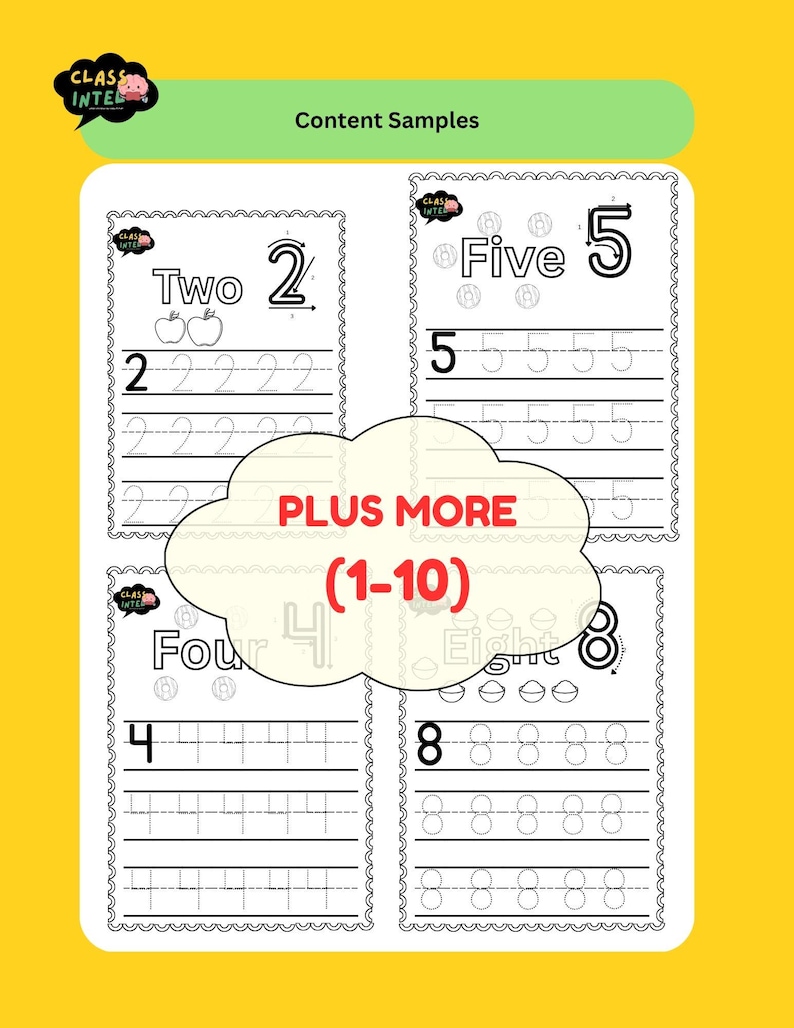 Preschool Math Worksheets | Counting, Number Practice Activities ...