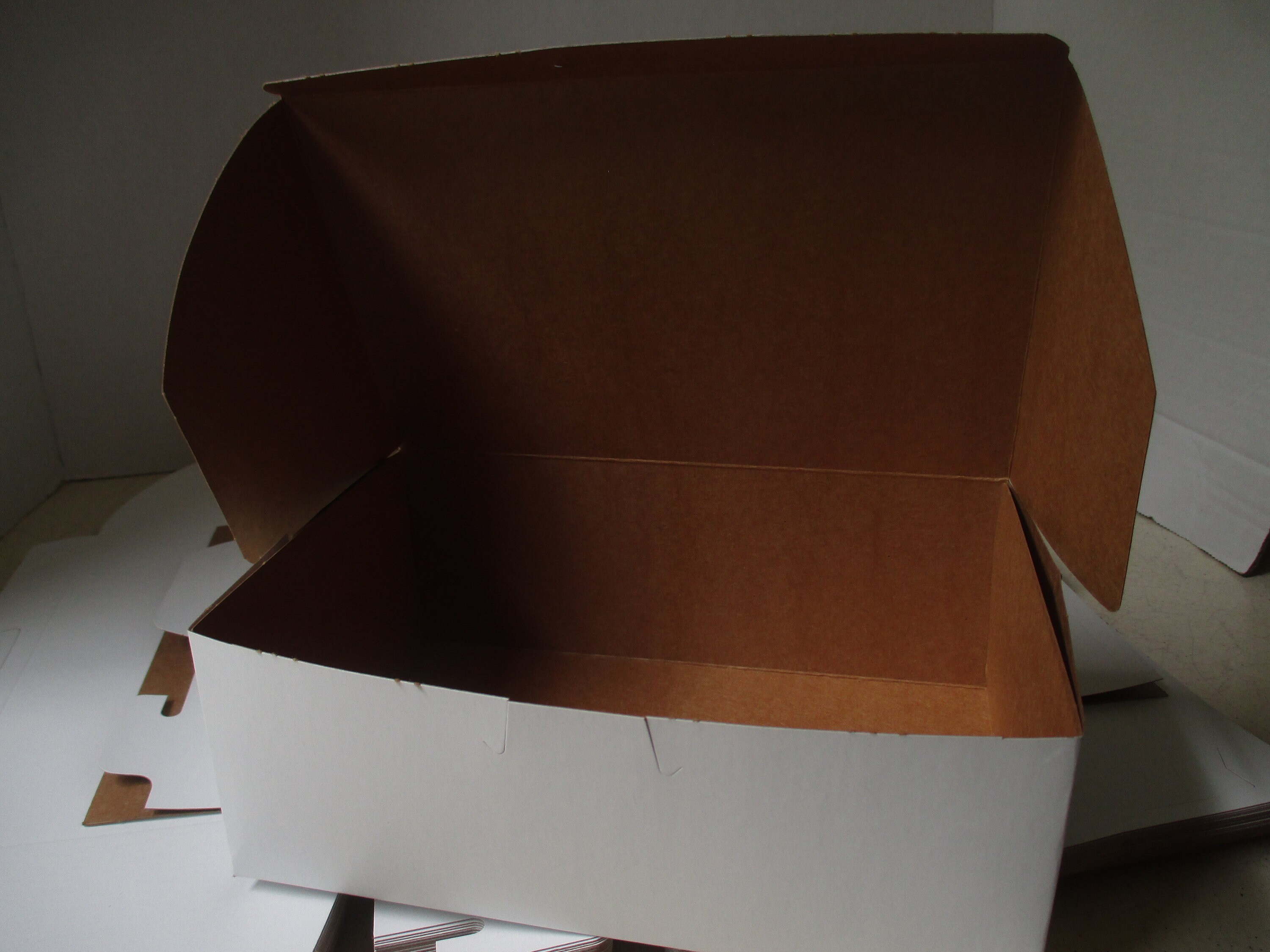 White Locking Corners Bakery Boxes 8x5x3 in Lot of 20 New - Etsy