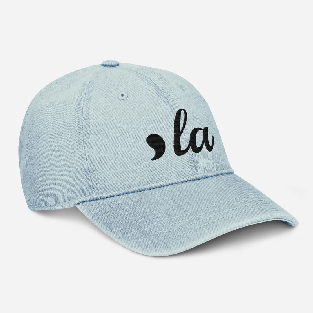 Comma La Denim Hat, Kamala Harris, Election Hat, Embroidered Hat, Vote ...
