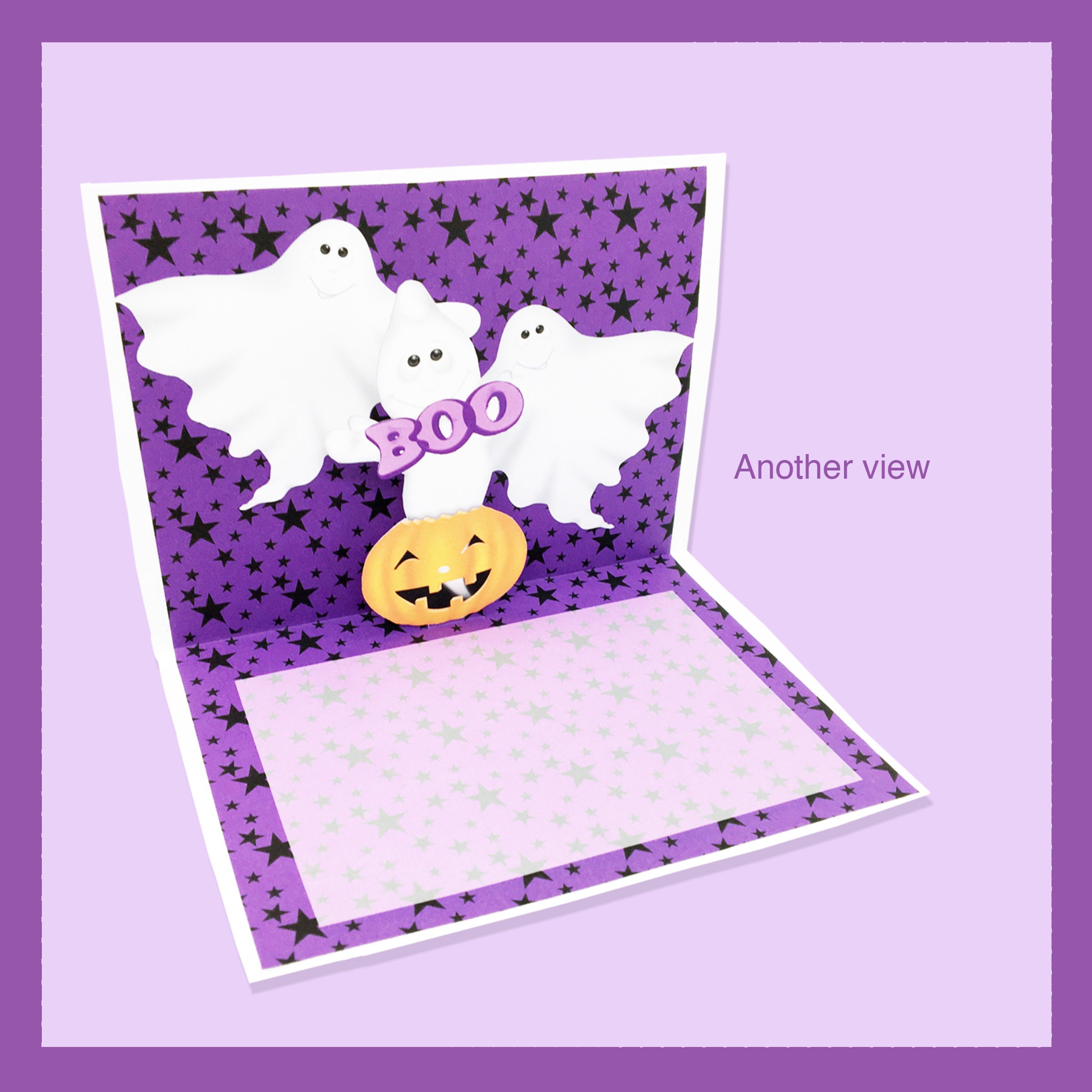 E144-pop-up Ghost Card-digital Download - Etsy