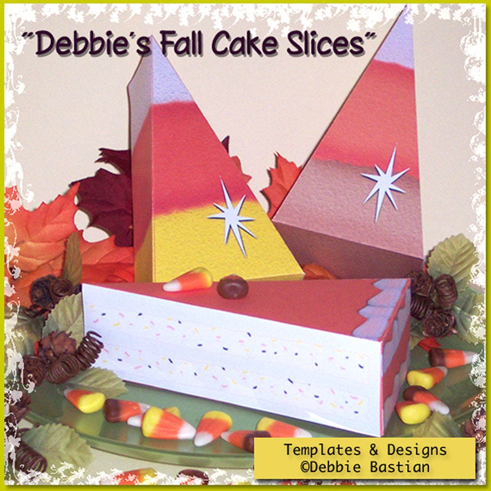 Fall Cake Slices - Etsy