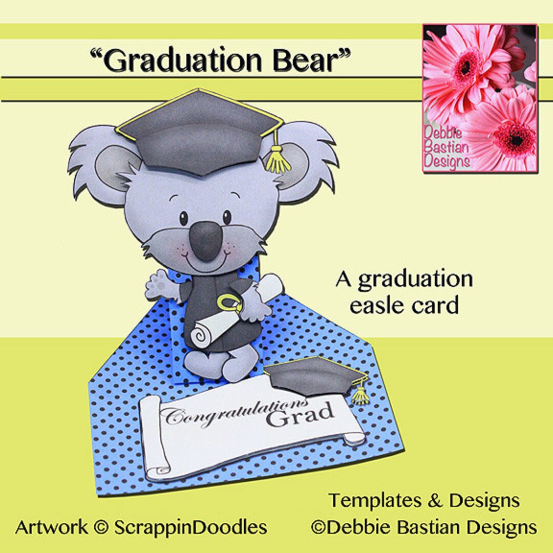 108 Graduation Bear Digital Download for You to Create - Etsy