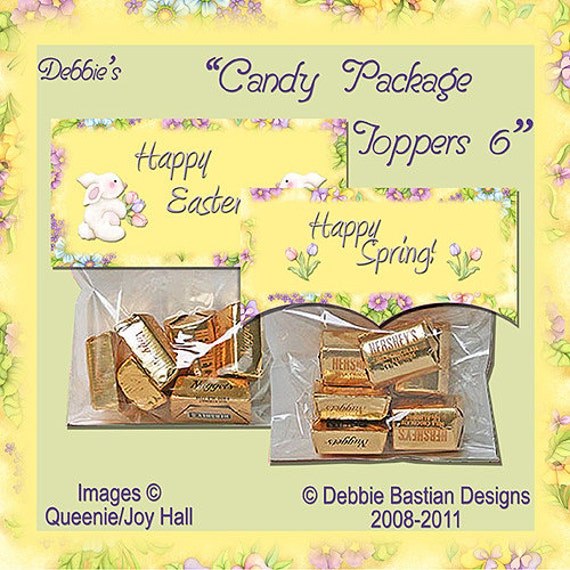 Candy Package Toppers Digital Download | Etsy