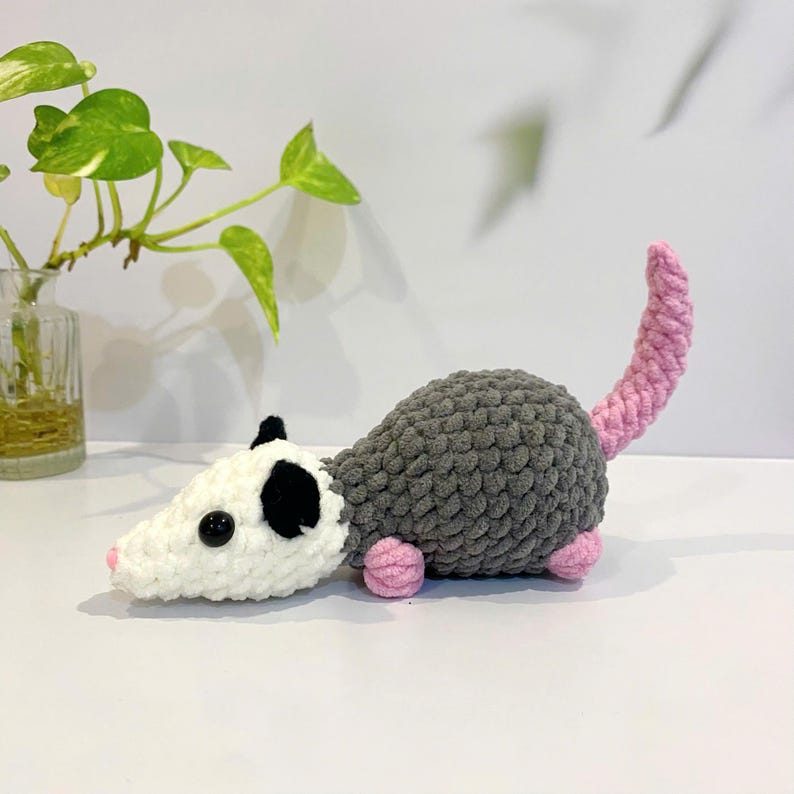 No-sew Mouse & Opossum Crochet Pattern, Amigurumi PDF Download ...