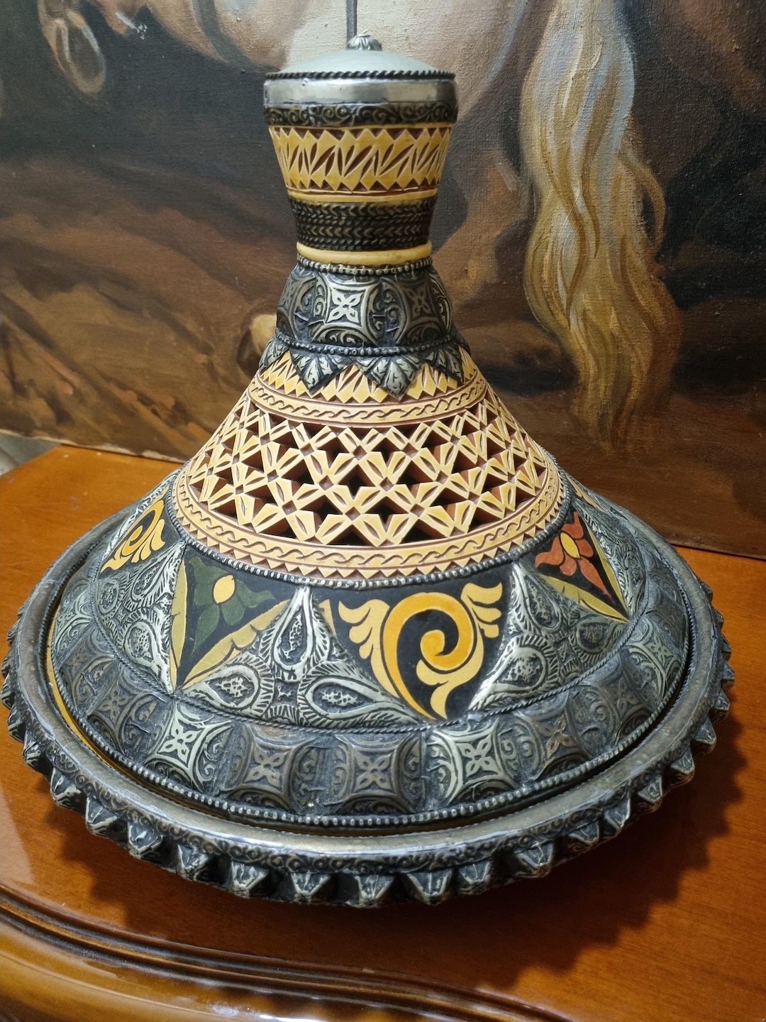 Large Maroccan Tagine, 30cm Height, 33cm in Diameter. - Etsy UK