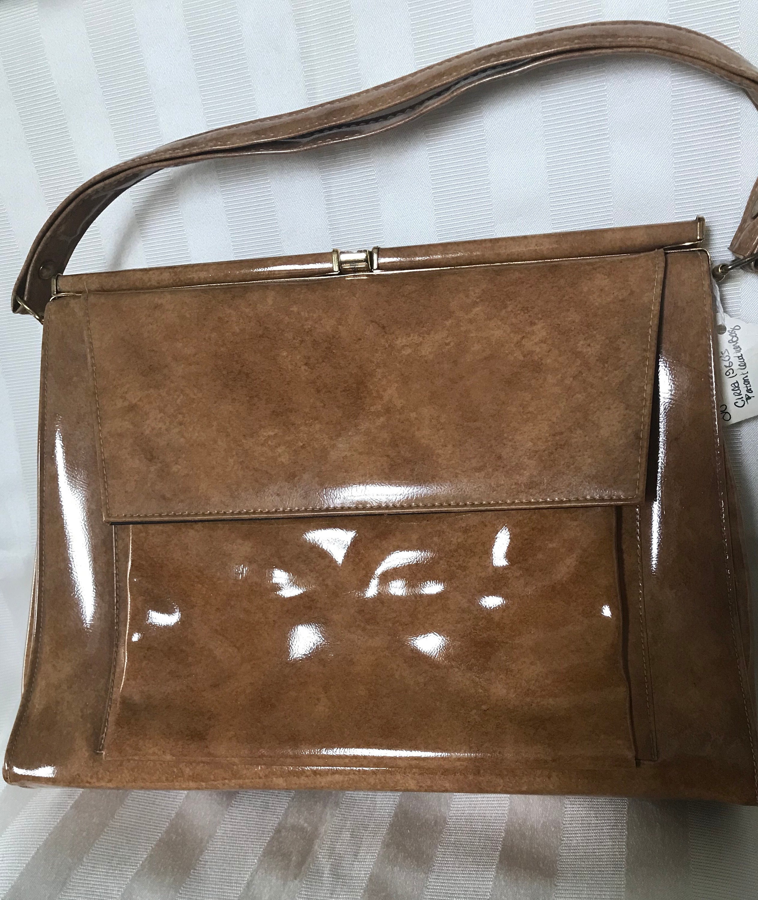 1960s Vinyl Handbag Top Handle Vinyl Purse 1950s-60s - Etsy