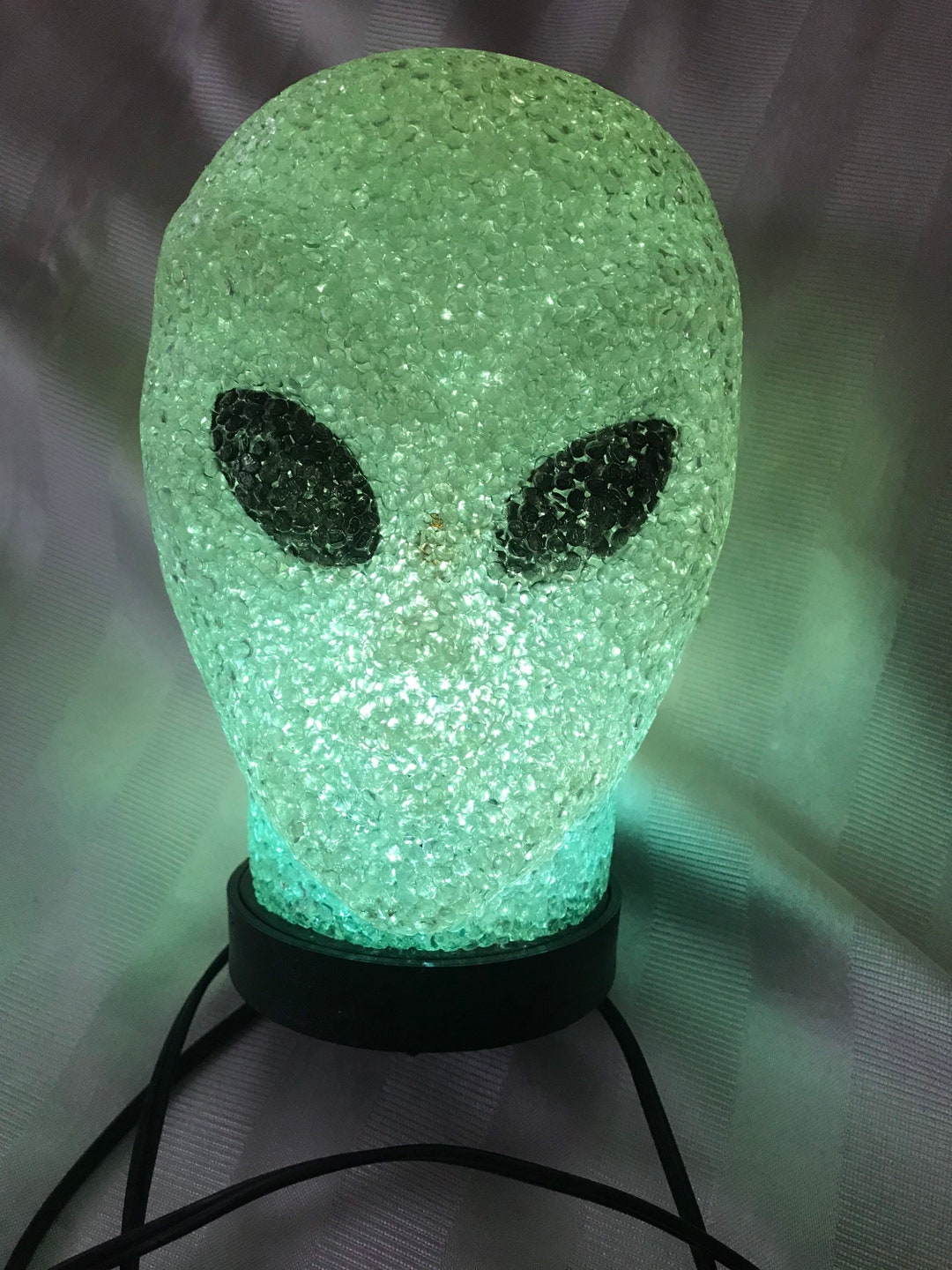 Vintage Night Light / Alien Light / Little Green Man Night Light / UFO ...