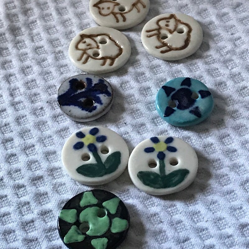 Ceramic Buttons - Etsy