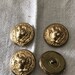 Vintage Military Brass Buttons - Etsy