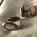 Vintage Cufflinks / Early to Mid 1900's Mother of Pearl and Gold Tone ...