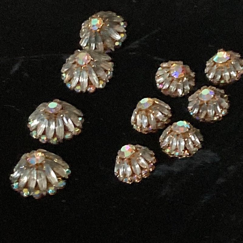 Crystal Buttons - Etsy