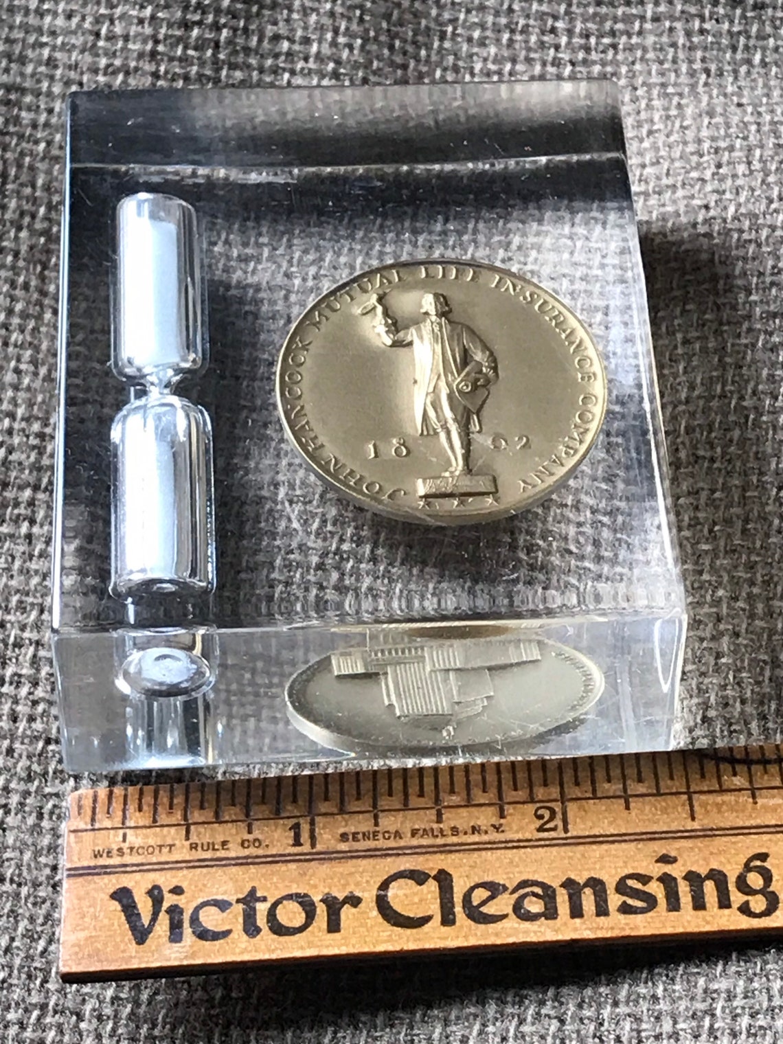 John Hancock Vintage Insurance Brass Mark Medallion Coin - Etsy